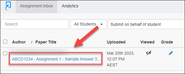 Create a Turnitin Standard Rubric (Original) - eLearning - University ...