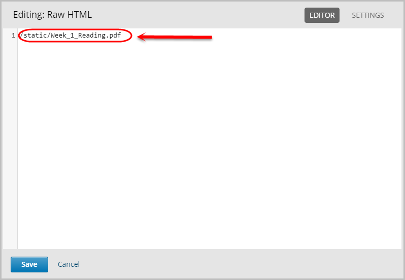 Upload and Embed a File in edX (Edge) - eLearning - University of ...